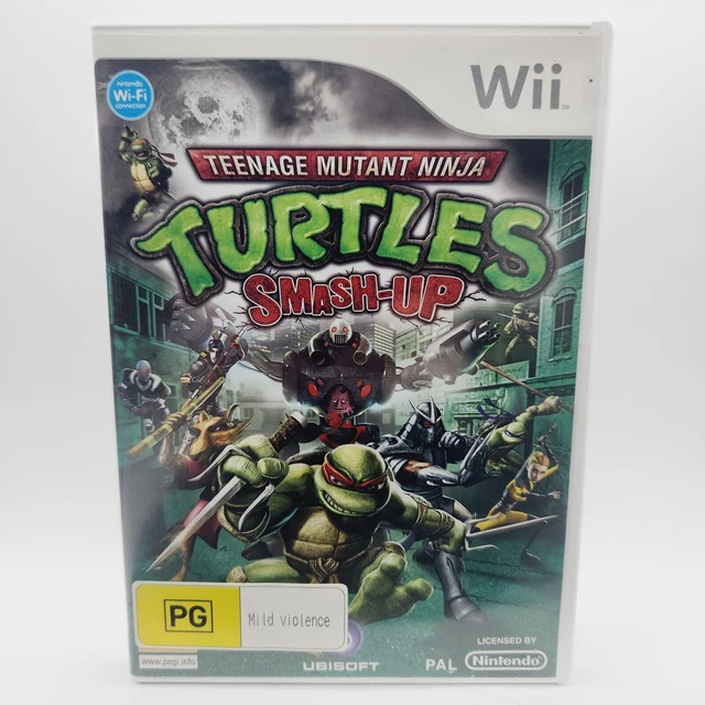 TEENAGE MUTANT NINJA Turtles Smash Up TMNT Nintendo Wii Game PAL EUR 7 ...