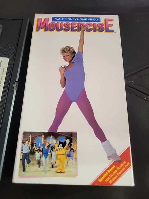 WALT DISNEY MOUSERCISE Aerobics Fitness VHS 1985 Children Vintage Very ...