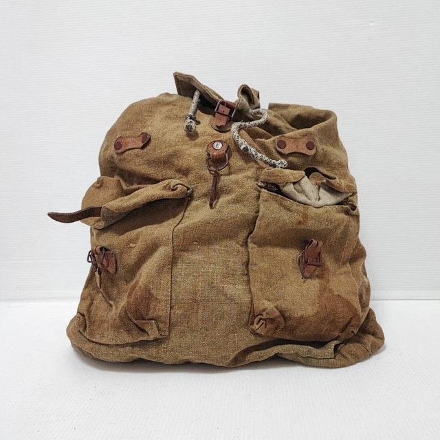 VINTAGE IMPERIAL JAPANESE Army Backpack WW2 VINTAGE Original Height ...
