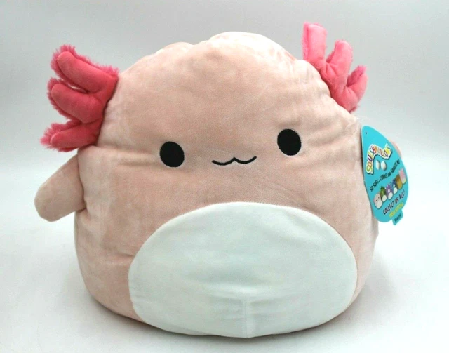 SQUISHMALLOWS 12& ARCHIE Axolotl Walking Fish Pink ORIGINAL NWT Plush ...