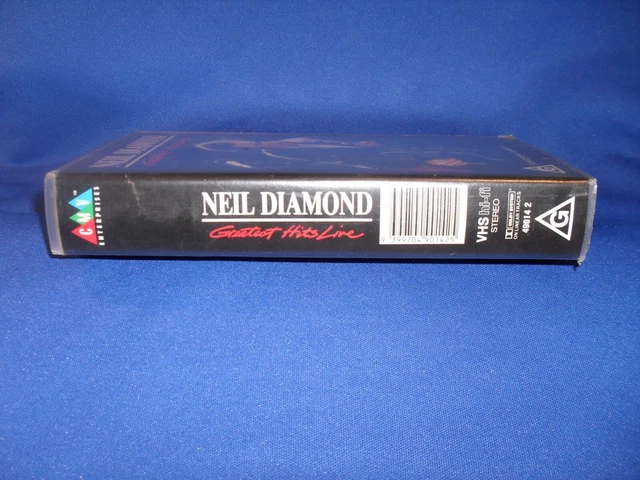 NEIL DIAMOND GREATEST Hits Live - Australian Vhs $16.00 - PicClick AU