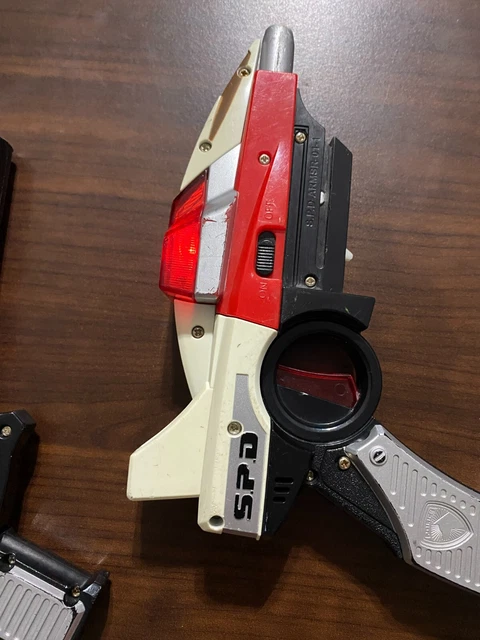 RARE POWER RANGERS SPD RED RANGER DELTA BLASTER TESTED WORKS EUR 23,03 ...