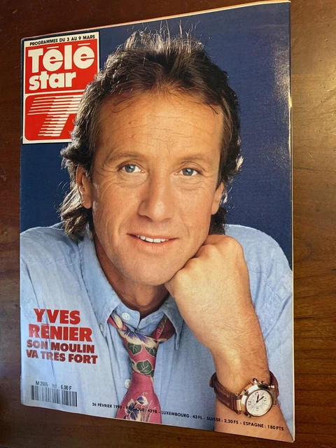 TELE STAR N°700 du 26/02/1990; Yves Rénier/ Candice Bergen/ Hervé ...