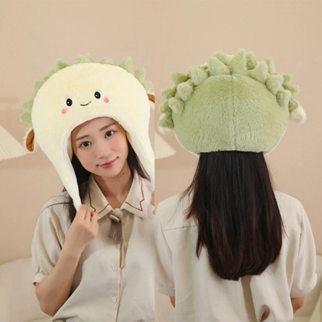 DURIAN SHAPE HAT Birthday Party Headgear Hat Adult Kids Festival Stage ...