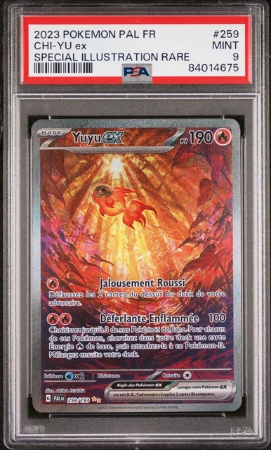 CARTE POKÉMON : Yuyu Alternative 259/193 - Psa 9 - Évolution À Paldea EUR 16,50 - PicClick IT