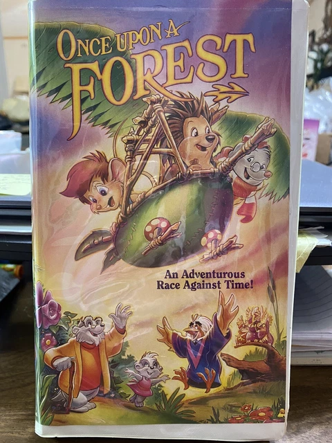ONCE UPON A Forest VHS 1993 Animated Adventure Kids Family Movie Night ...