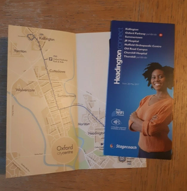 Stagecoach Oxford 700 Route Map IN VENDITA! - PicClick IT