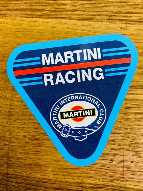 MARTINI COURSE AUTOCOLLANT Sticker Oldtimer Youngtimer Voiture Rétro V8 ...