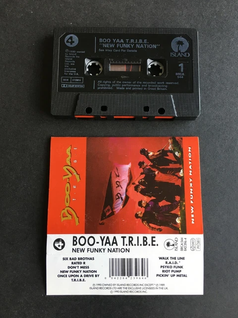 BOO YAA TRIBE - New Funky Nation - Cassette BRCA 544 £9.03 - PicClick UK