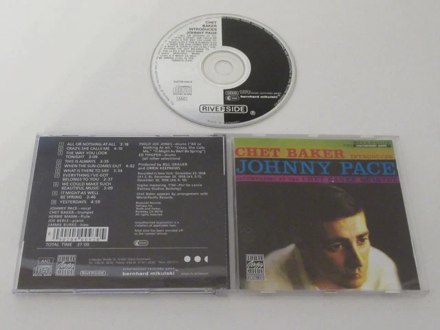 CHET BAKER - Introduces Johnny Pace / OJCCD-433-2 CD Album EUR 13,47 ...
