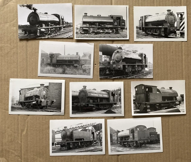 10 X VARIOUS ROBERT STEPHENSON HAWTHORN COLLIERY INDUSTRIAL LOCOMOTIVES ...