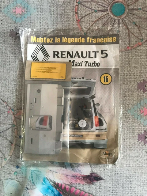 RENAULT 5 MAXI Turbo Altaya Model Miniature Car Paper No. 16 to 1/8 £15 ...
