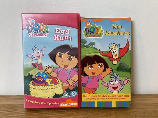Dora The Explorer Egg Hunt Map Adventures Pal Vhs Video Tape X The