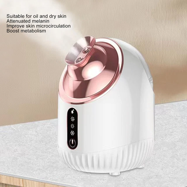FACE STEAMING MACHINE Cold Hot Fine Mist Shrink Pores Deep Moisturizing ...