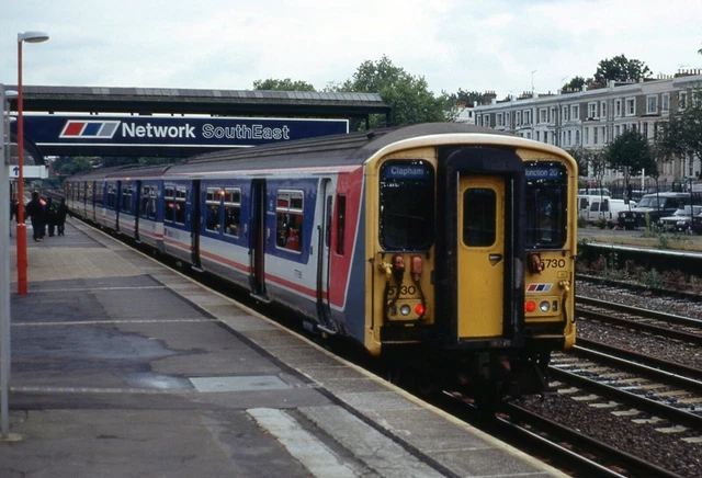 BRITISH RAIL 455730 Class 455 EMU Railway Photo - Network SouthEast £1. ...