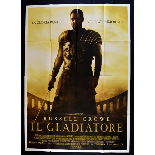 AFFICHE LE GLADIATEUR Ridley Scott Russell Crowe Joaquin Phoenix Rome ...