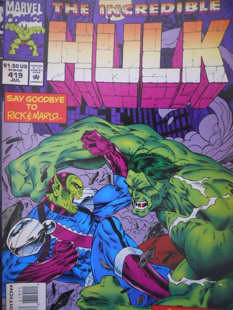 HULK THE INCREDIBLE n°419 1994 ed. Marvel Comics [G.167] EUR 6,10 ...