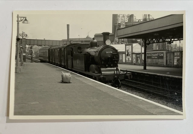 RAILWAY LOCOMOTIVE PHOTOGRAPH -Br 30376 Southampton Central Station ...