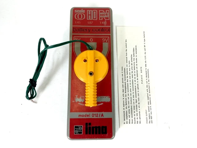 LIMA HO GAUGE 9v Battery Power Controller model 012/A £6.99 - PicClick UK