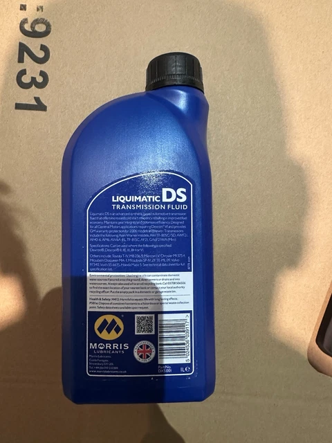 1L MORRIS LIQUIMATIC DS ATF Automatic Transmission Fluid £10.80 ...