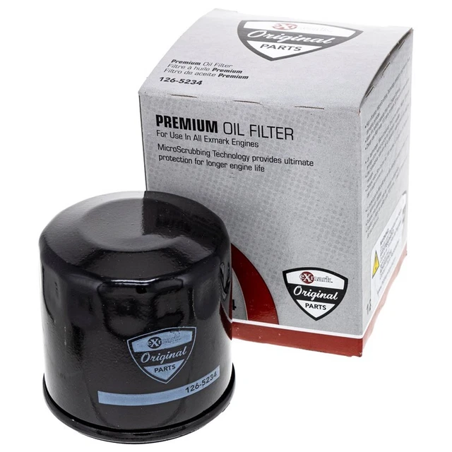 GENUINE EXMARK 126-5234 Oil Filter Quest Radius E & S Series £22.90 ...