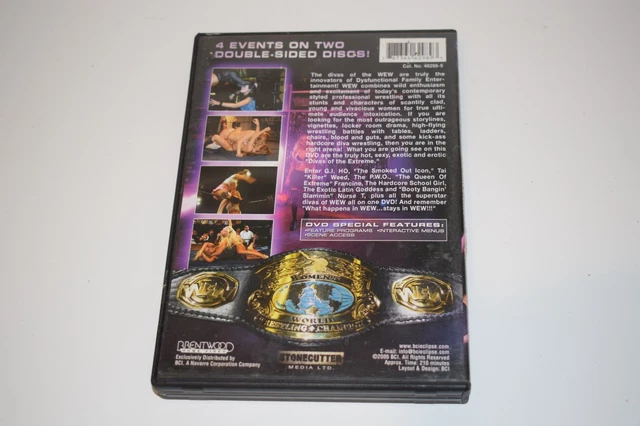 WEW WOM EXTREME Wrestling Volumes 5-8 Lot DVD 2-Disques (GOG54) EUR 16 ...