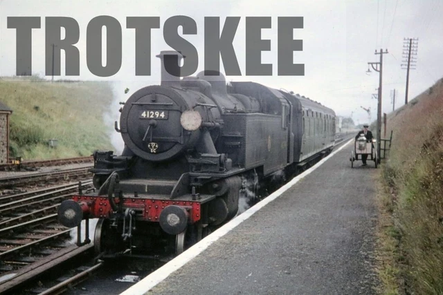 35MM SLIDE BR British Railways Steam Loco 41294 Class 2MT 1961 Original £4.39 - PicClick UK