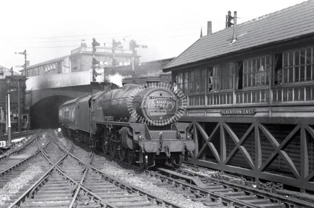 PHOTO BRITISH RAILWAYS Steam Locomotive Class 5MT 45227 at Blackburn in ...