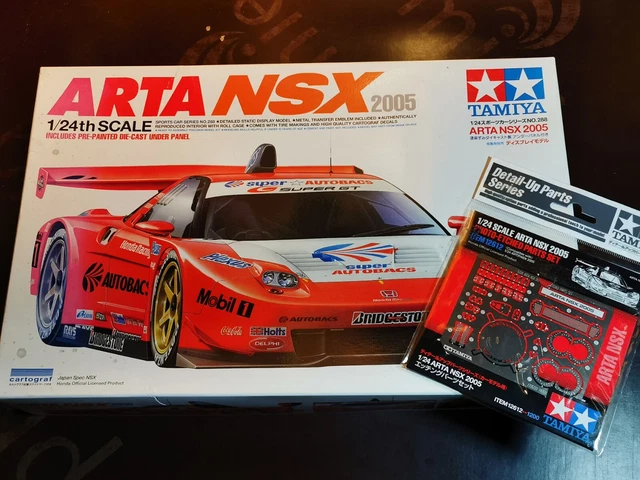 TAMIYA 24288 1/24 Honda Arta NSX 05 Modellbausatz + Detail Up Set ...
