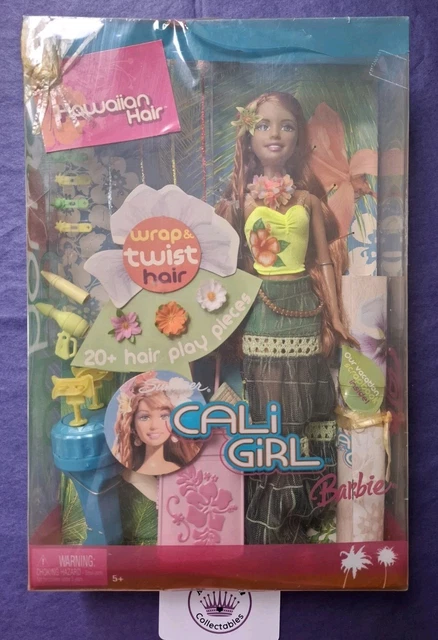 BARBIE DOLL HAWAIIAN Hair Cali Girl Summer Mattel 2005 £99.52 - PicClick UK