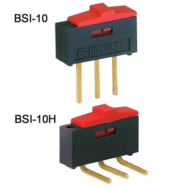 RED 2 POSITION 3 Pin 1P2T BSI-10/BSI-10H Toggle Switch Slide Switch $16 ...