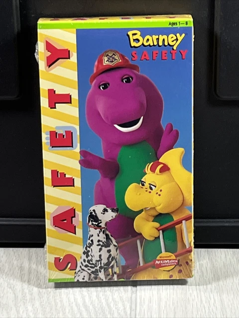 BARNEY SAFETY VHS Home Video Tape 1995 Lyons Group Sing-Along Songs EUR ...