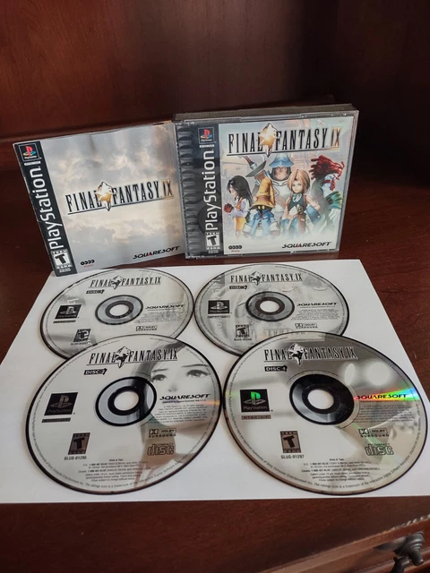 FINAL FANTASY IX 9 Sony PlayStation 1 PS1 étiquette noire complète avec manuel EUR 78,20 ...