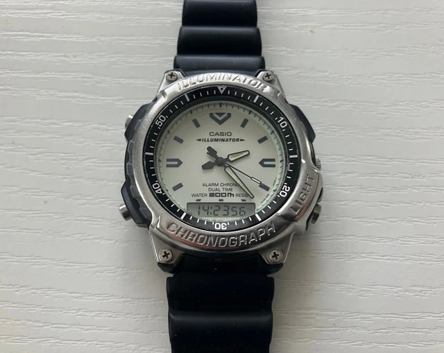 CASIO AD-300 1320 Illuminator Ultra Rare Vintage Japan Wrist Watch ...