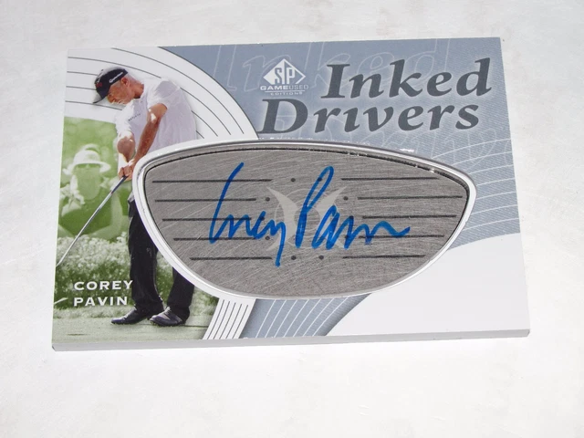 2012 SP JEU d'occasion COREY PAVIN pilotes encrés bleu auto argent US ...