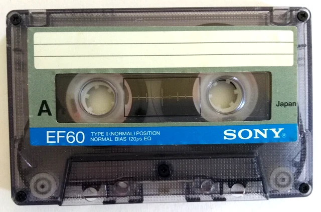 MC MUSICASSETTA SONY Ef 60 Ef60 Vintage Compact Cassette Audio Tape ...