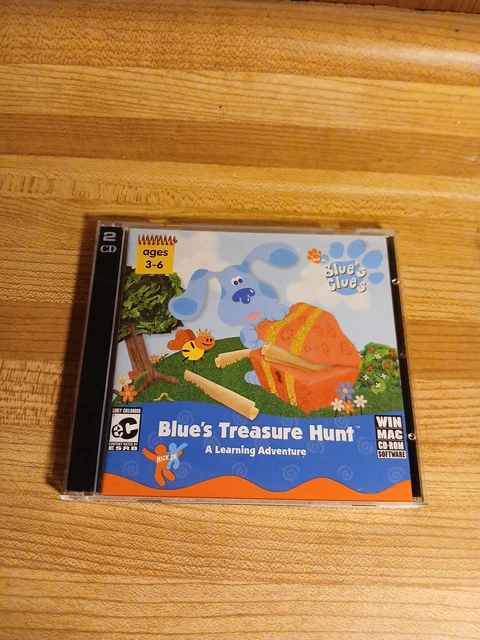 BLUE'S CLUES BLUE'S Treasure Hunt PC Game CD Rom Win 95/98 £12.96 ...
