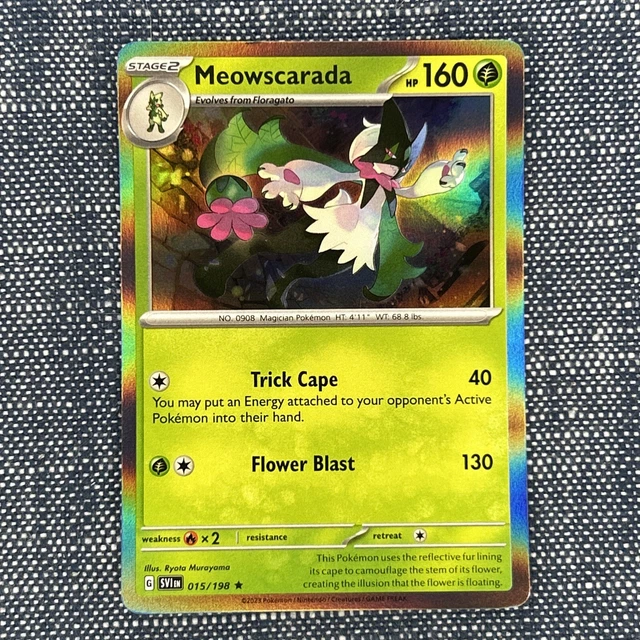 POKÉMON TCG MEOWSCARADA Scarlet & Violet Base Set 015/198 Holo Rare EUR ...