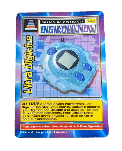 CARTE ULTRA DIGIVICE digimon 1999 French card toei animation EUR 20,00 ...