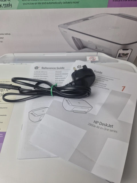 HP DESKJET 2800E All-in-One Printer series With Ink, Cable & Manual ...