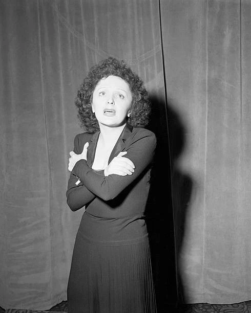 SINGER EDITH PIAF performs at Versailles night club New York City Old ...