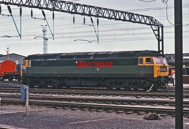 PHOTO CLASS 47 Diesel Loco No 47267 At Crewe 1975 £1.85 - PicClick UK