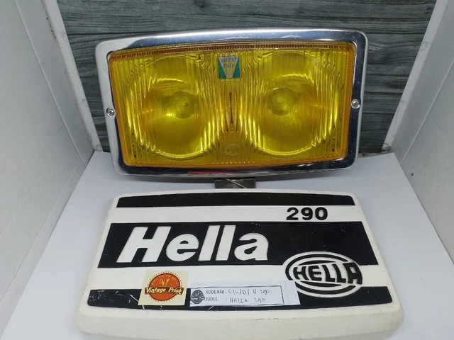 VINTAGE HELLA 290 Foglight PR Rally Cars Off Rd Land Rover Mercedes ...