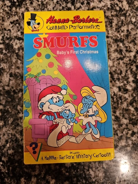 SMURFS BABY’S FIRST Christmas VHS Hanna-Barbera Classic Cartoon 1990 ...