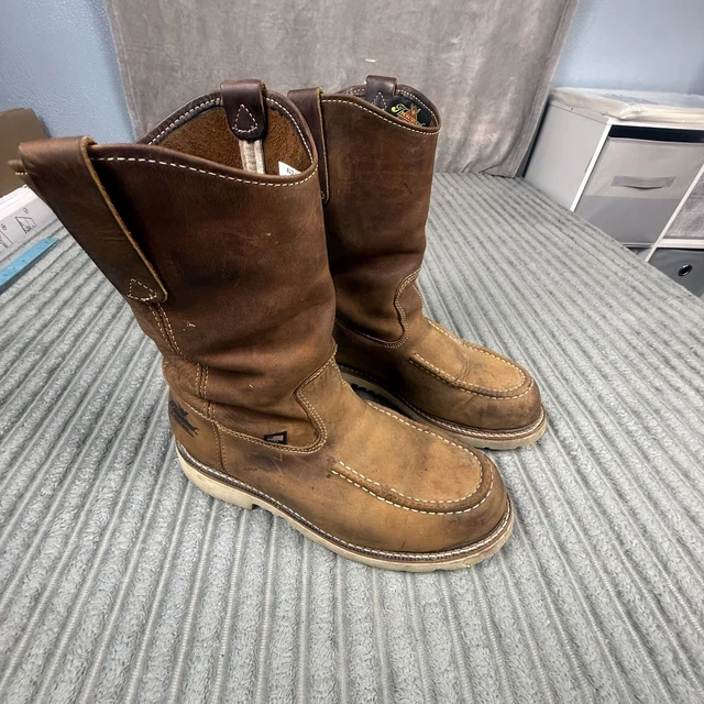 THOROGOOD AMERICAN HERITAGE 11" Wellington Work Boots Steel Toe 10.5 D ...