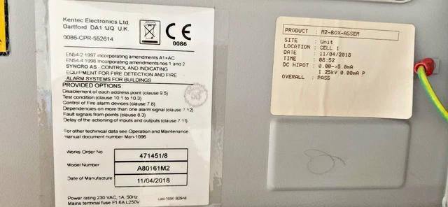 KENTEC SYNCHRO AS Fire Alarm Control Panel Addressable whith a Network ...