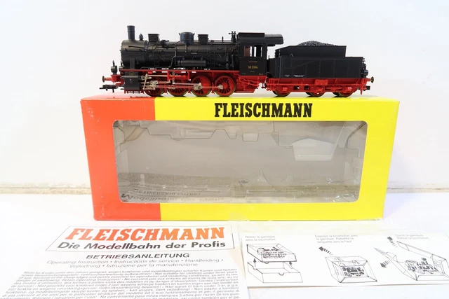 FLEISCHMANN H0 4154 Dampflok mit Tender BR 55 5184 der DRG TOP in OVP EUR 169,00 - PicClick DE