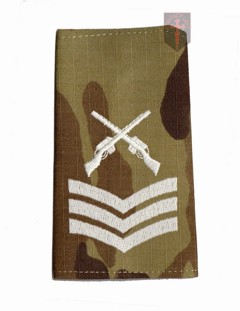 SGT MULTICAM MTP SAA Rank Slide Sergeant ( Skill At Arms Instructor EUR ...
