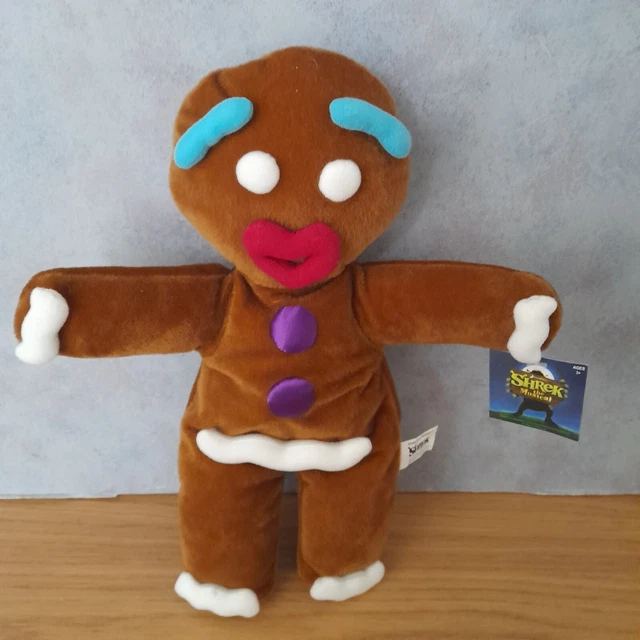 SHREK GINGERBREAD Man Hand Puppet Plush Shrek the Musical 2023 NWT £11. ...