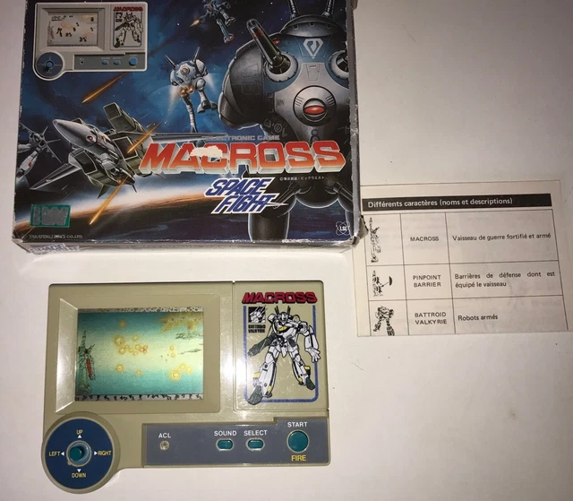 RARE VINTAGE TAKATOKU Macross Space Fight Robotech Game And Watch Made ...